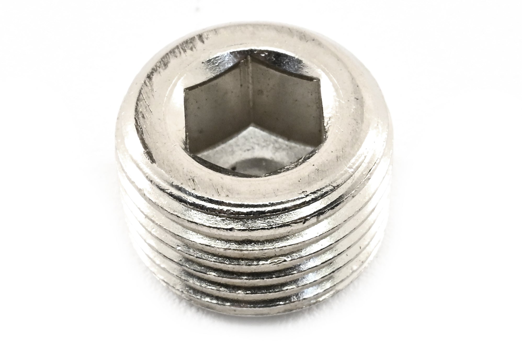Steel Drain Hex Socket Plug – 1/2" x 14 NPT – Chrome – Fits Chevy, For | CFR Performance