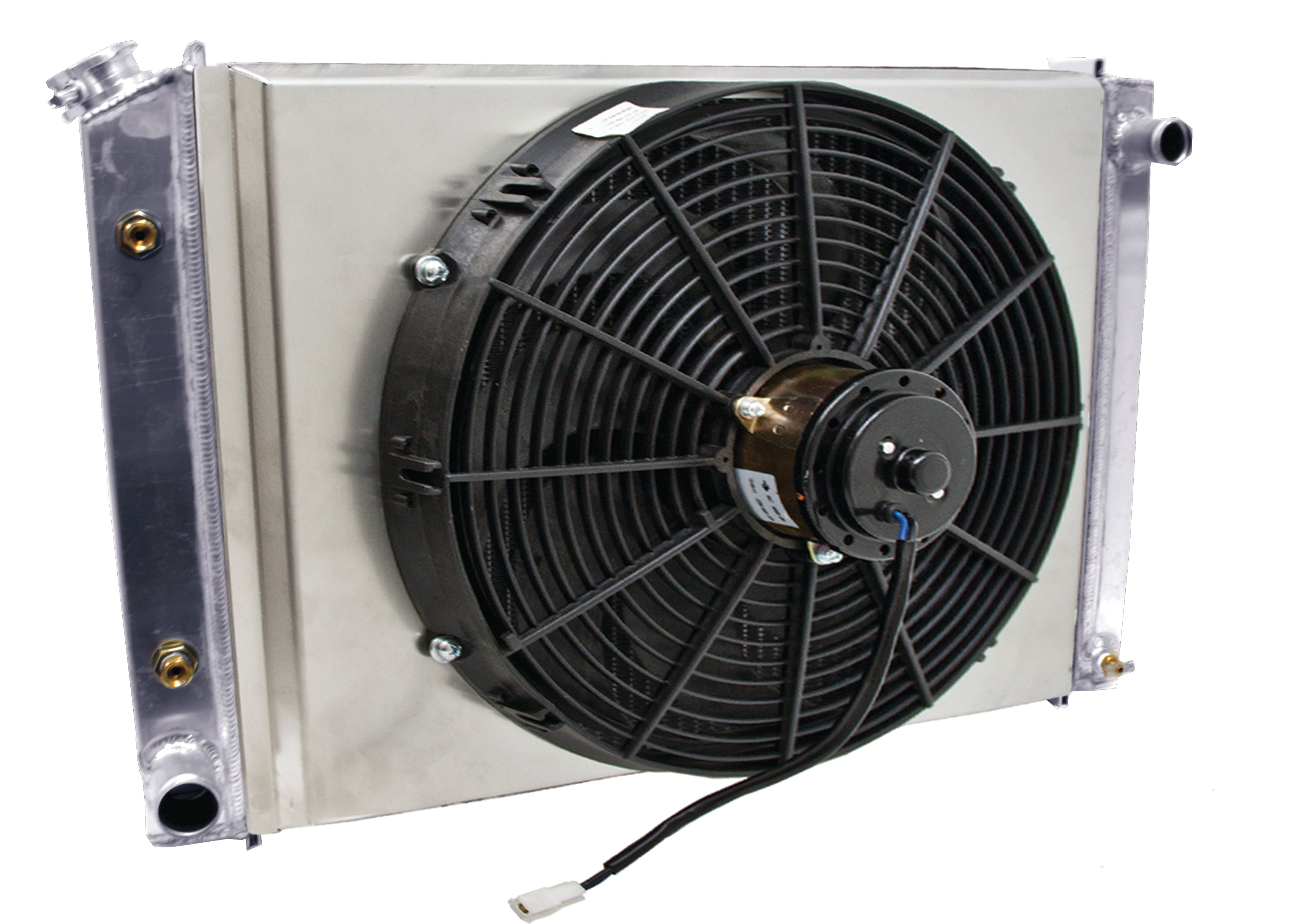 ALUMINUM EMC 1979-93 FORD 5.0L 302 RADIATOR DIRECT FIT KIT - NATURAL ...