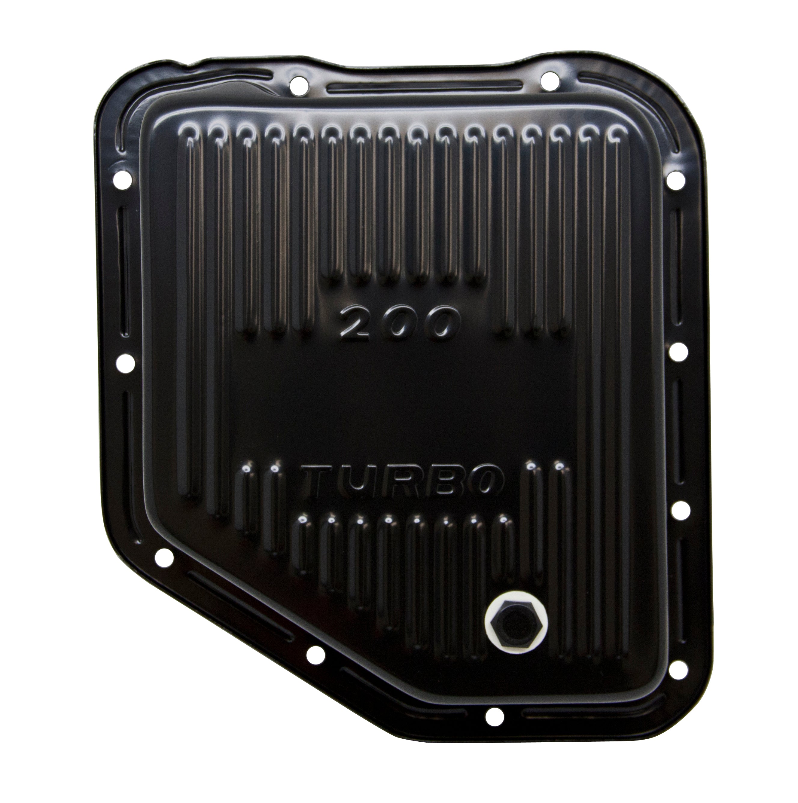 CHEVY/GM TURBO TH-200 STEEL TRANSMISSION PAN - EDP Black | CFR Performance