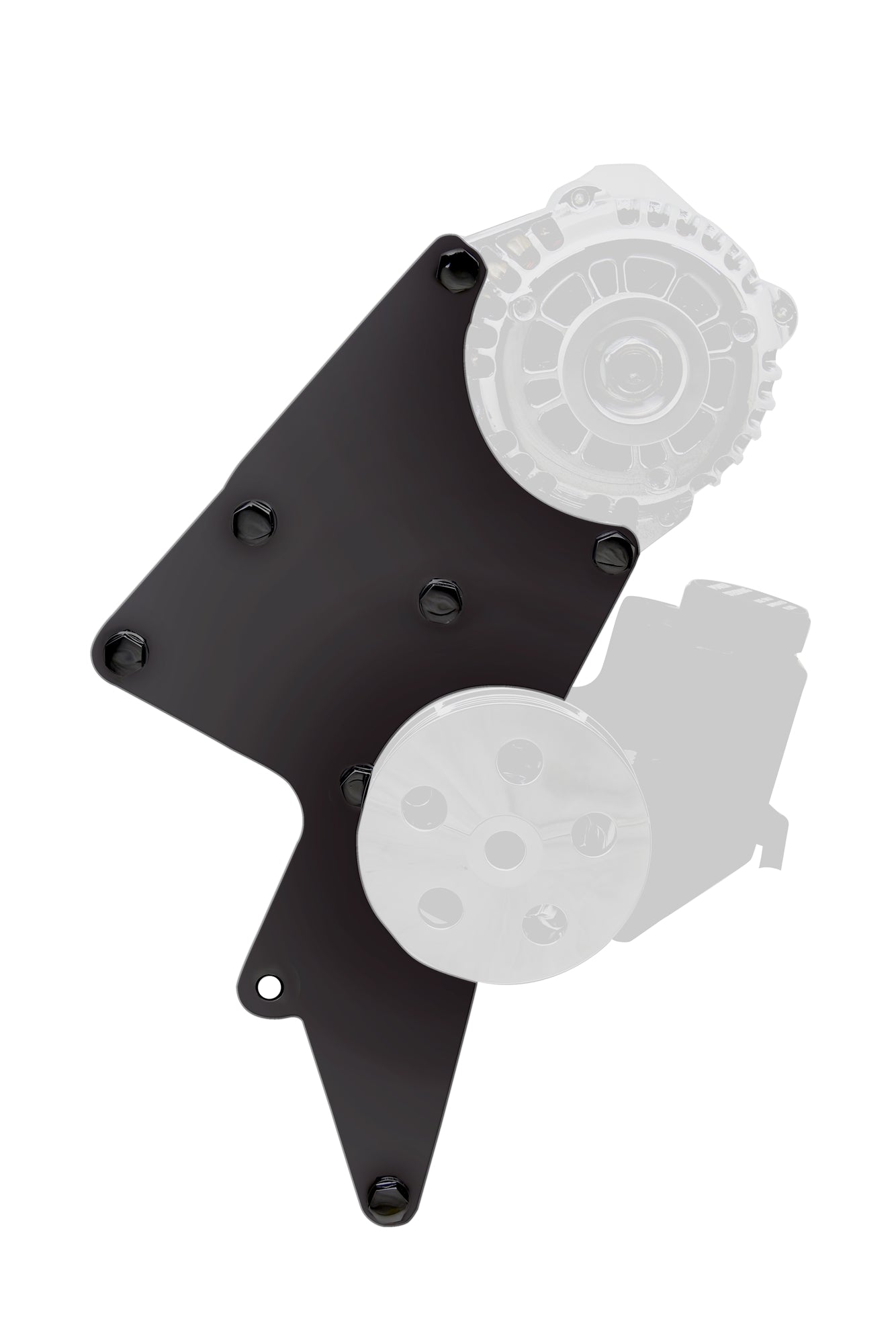 STEEL CHEVY LS ALTERNATOR/ TYPE 2 STYLE POWER STEERING RELOCATION ...