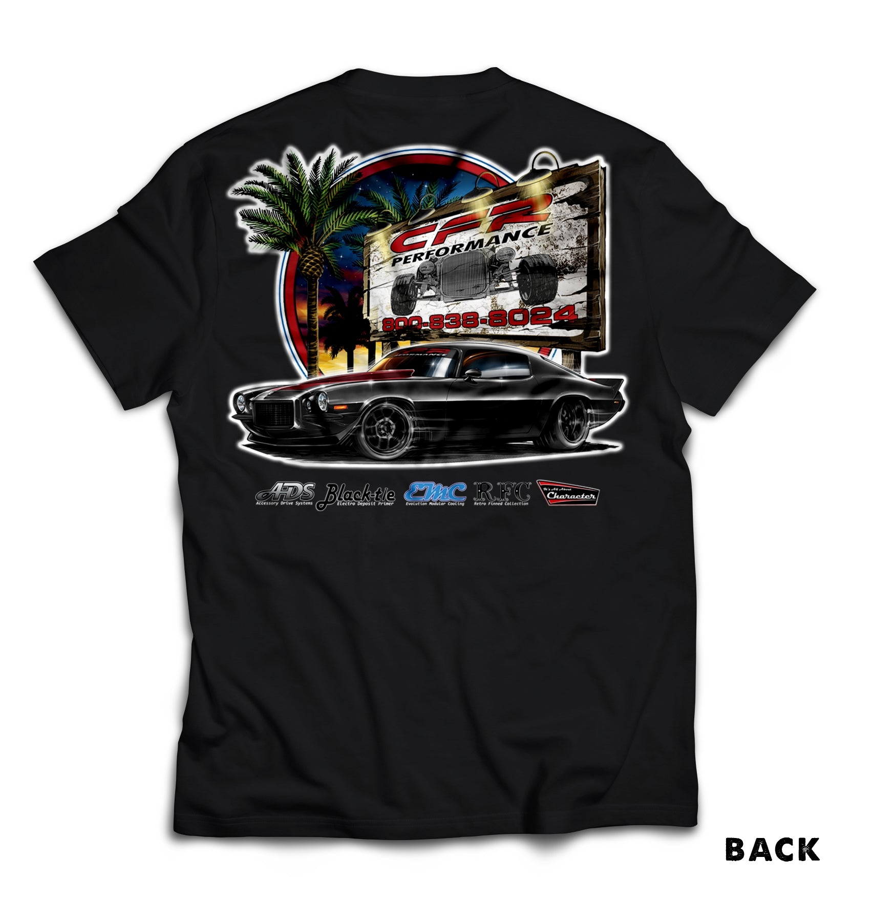 CFR T-Shirt - All Black 2nd gen Camaro | CFR Performance