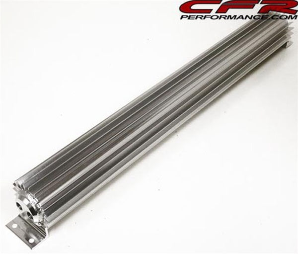 24" FINNED ALUMINUM DUAL LINE TRANSMISSION COOLER - CHEVY/FORD/MOPAR ...