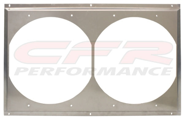 RADIATOR FAN SHROUD DUAL UNIT (25-5/8" x 16-5/8") FITS 31x16-1/2" CFR ...