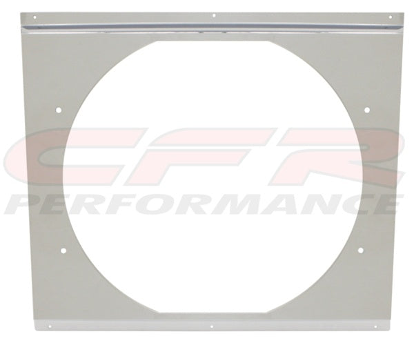 RADIATOR CHROME FAN SHROUD UNIT (18-5/8" x 16-5/8") FITS 24x16-1/2" CFR ...