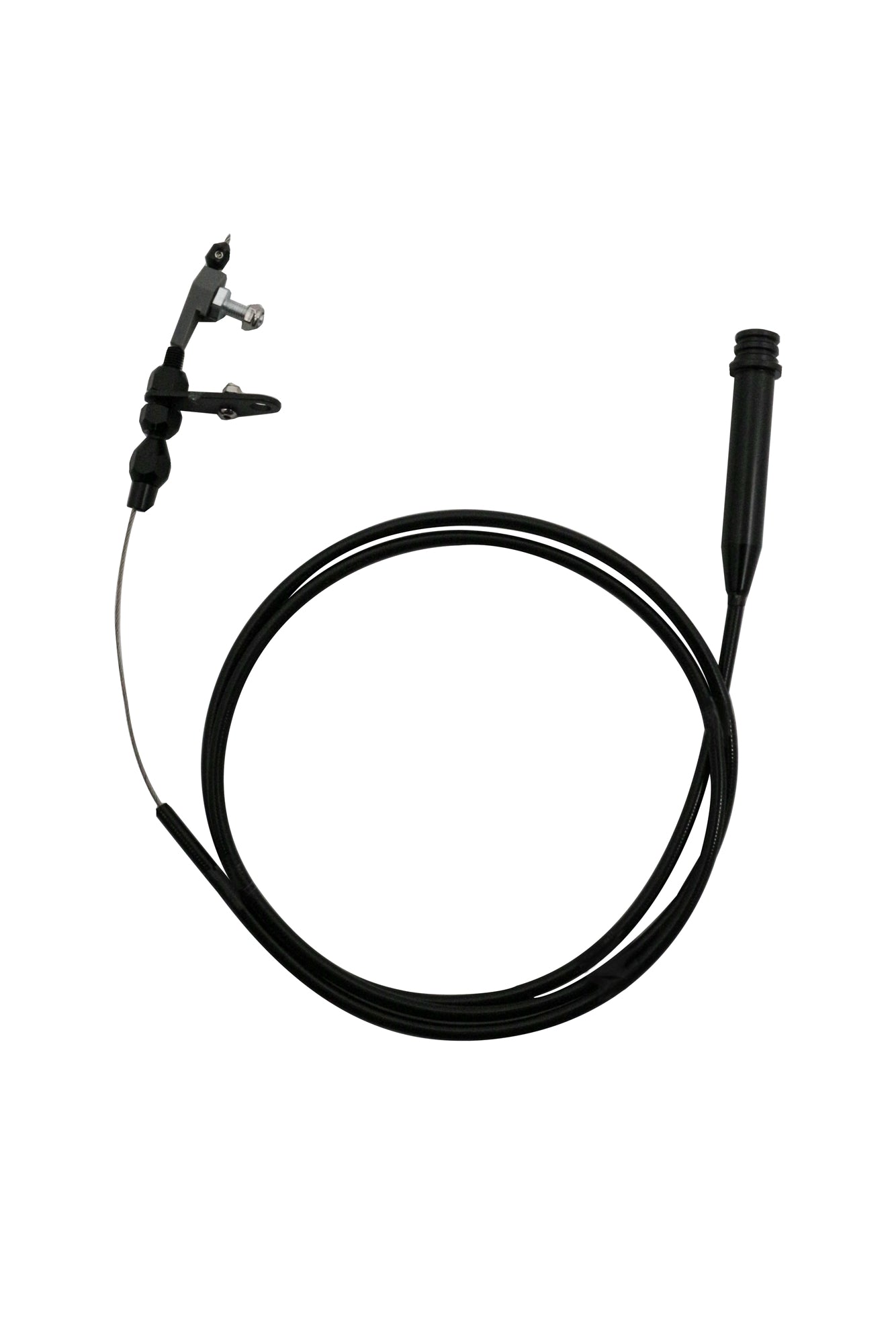 CHEVY/GM 700R4 TRANSMISSION KICKDOWN CABLE KIT - BLACK | CFR Performance