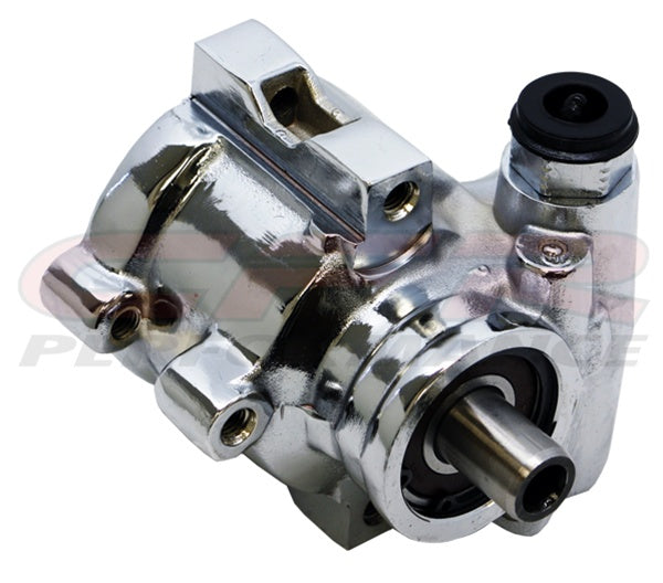 TYPE II CHEVY/GM POWER STEERING PUMP - CHROME | CFR Performance