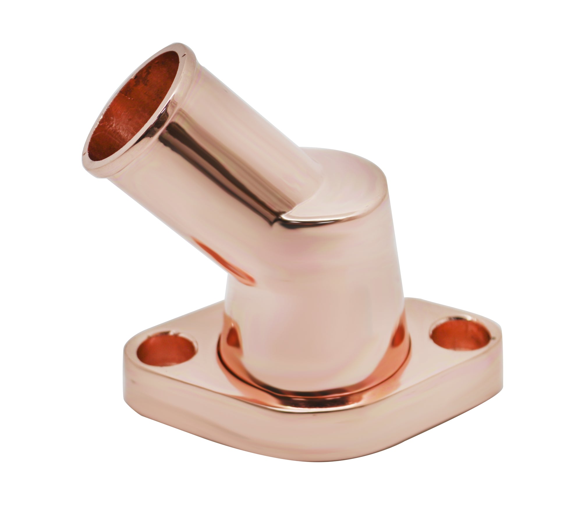 CHEVY SMALL BLOCK/BIG BLOCK ALUMINUM 45 DEGREE SWIVEL WATER NECK ...