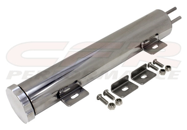11" x 2" STAINLESS STEEL RADIATOR OVERFLOW TANK - CHEVY/FORD/MOPAR ...