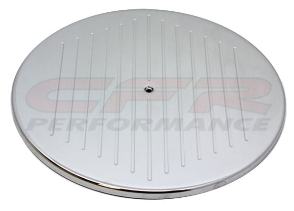 CHEVY/FORD/MOPAR 14" ROUND CHROME ALUMINUM AIR CLEANER TOP - BALL ...