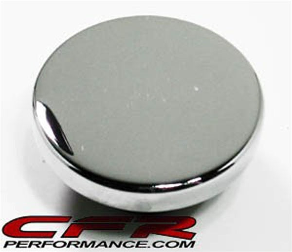 CHROME TOP PUSH-IN OIL CAP PLUG FOR VALVE COVERS - SMOOTH | CFR Performance