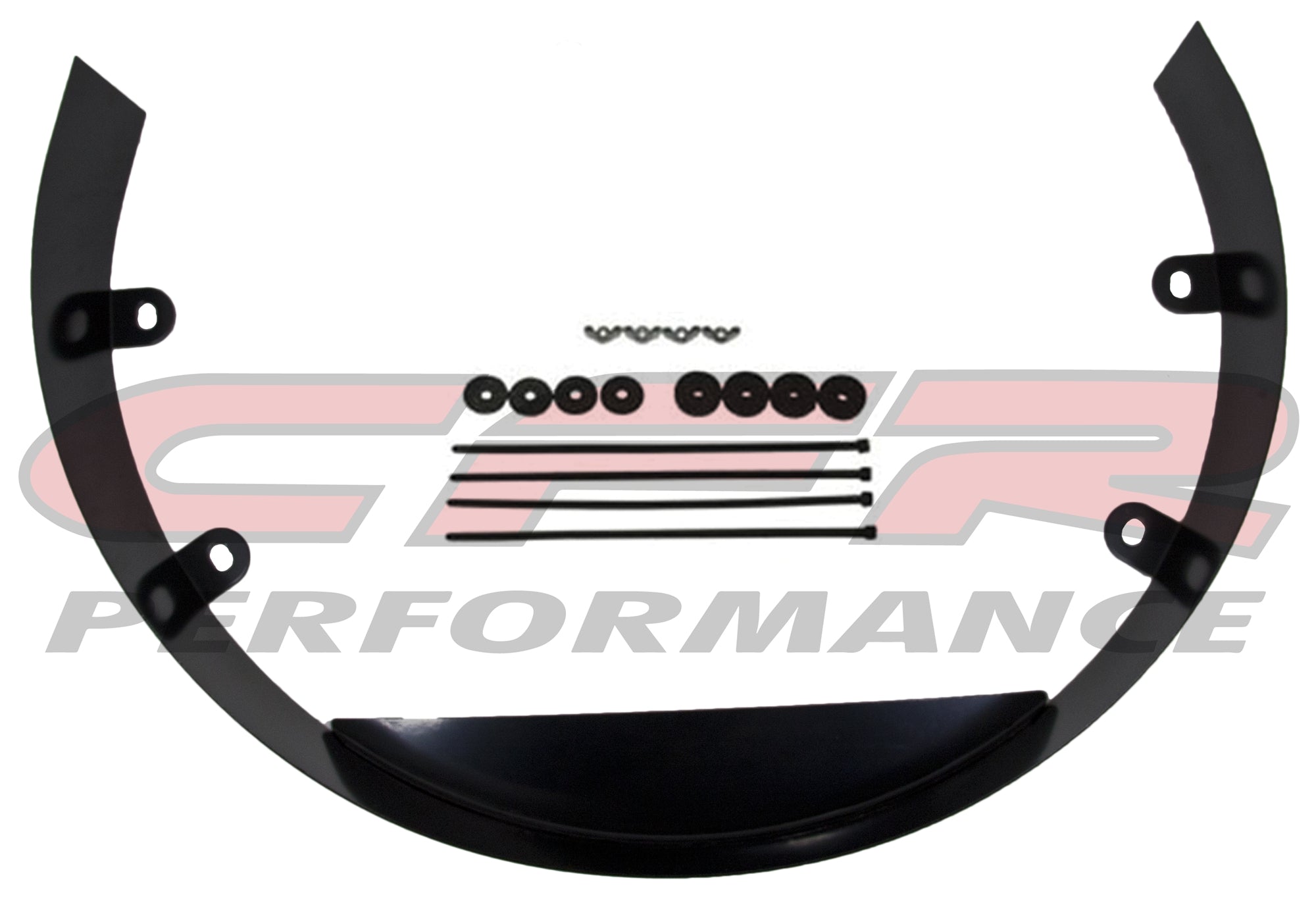3" UNIVERSAL EDP BLACK STEEL COOLING FAN SHROUD - CHEVY/FORD/MOPAR ...