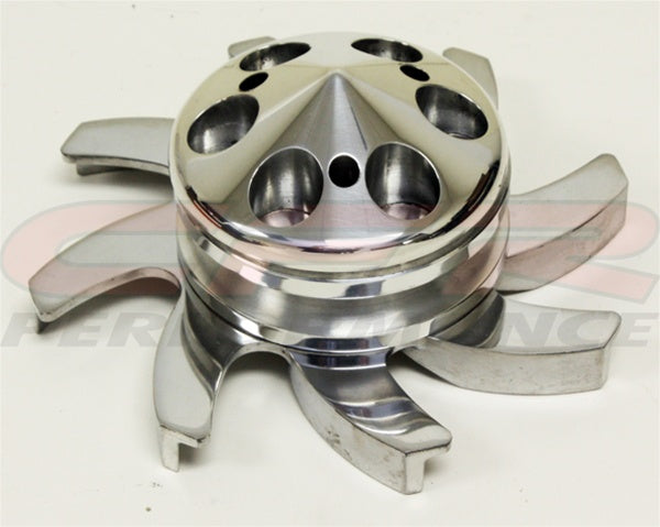 CHEVY/GM ALUMINUM ALTERNATOR FAN & PULLEY SET (1 GROOVE) - POLISHED ...