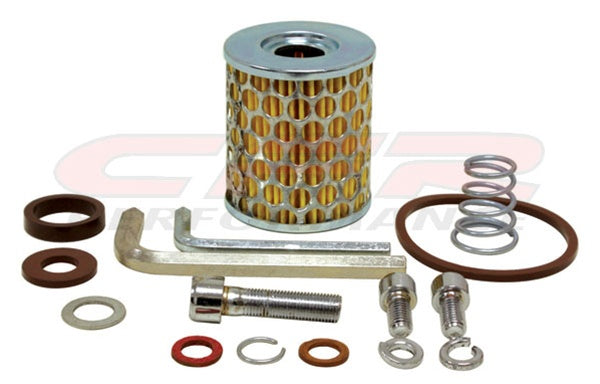 COMPACT FUEL FILTER ELEMENT & GASKET KIT - CHEVY FORD MOPAR | CFR ...