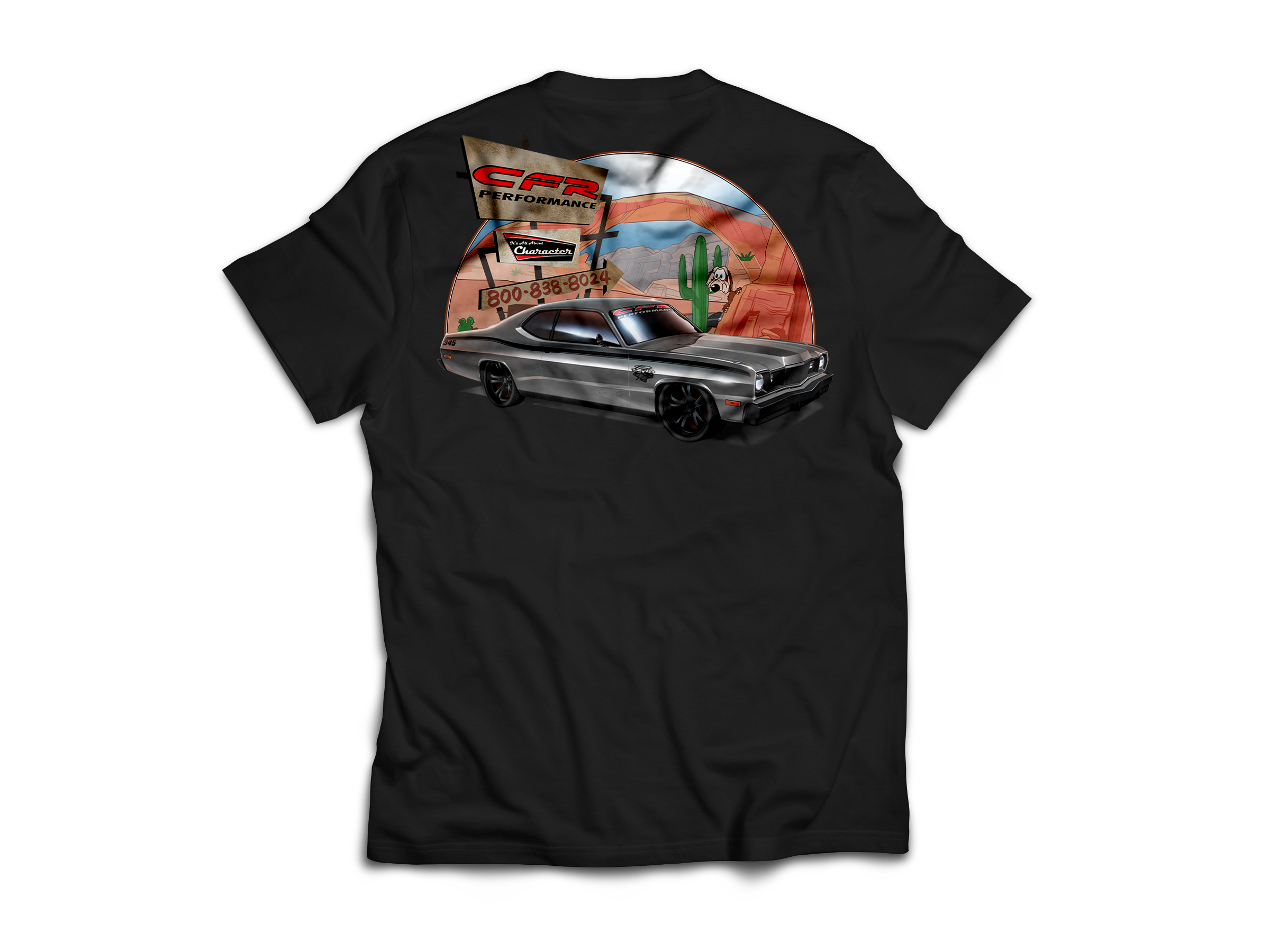 CFR T-Shirt - Gray Plymouth Duster | CFR Performance