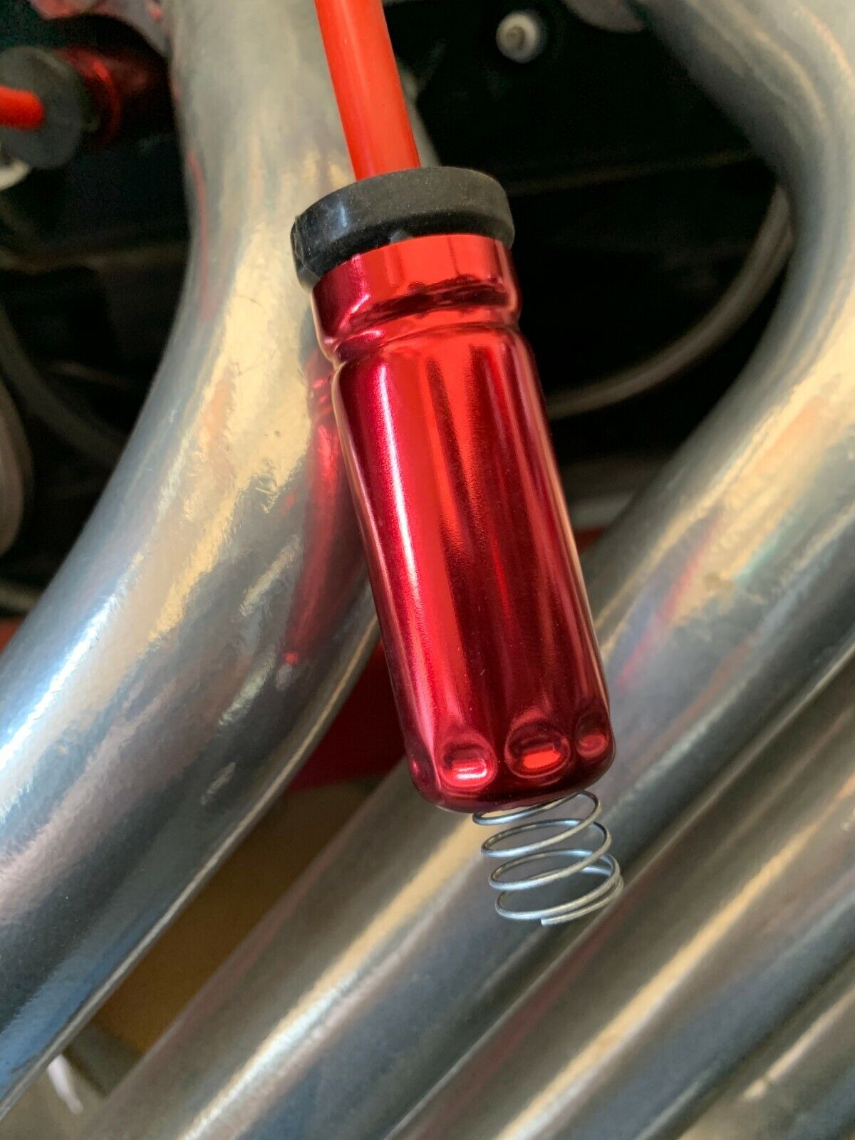 GM LS / LT ENGINE SPARK PLUG WIRE BOOT HEAT SHIELD PROTECTOR WITH HEAT ...